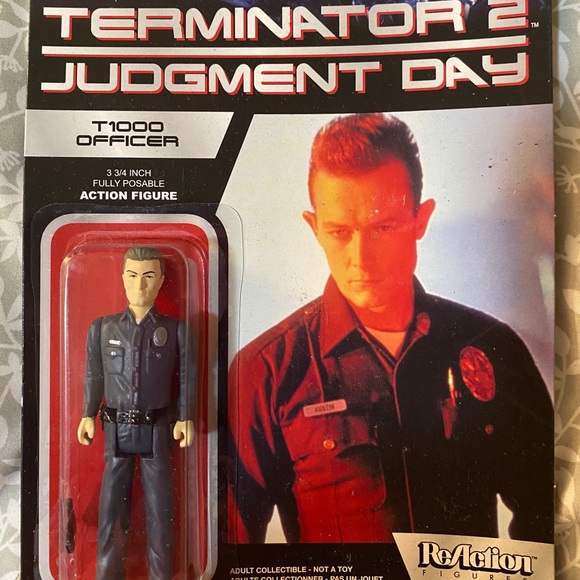 Toys | Terminator 2 T100 Officer Action Figure | Poshmark